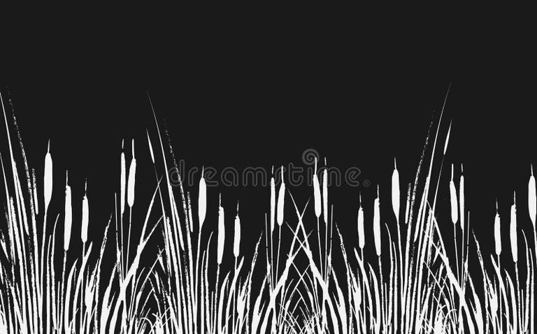 Bull Rushes Black White Stock Illustrations – 180 Bull Rushes Black ...