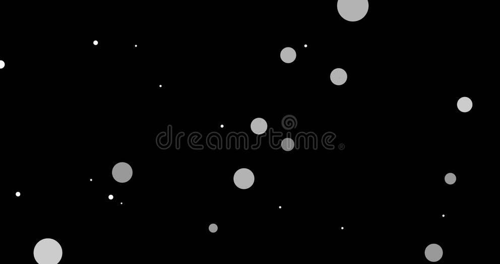 Image of White Spots Falling on Black Background Stock Illustration ...