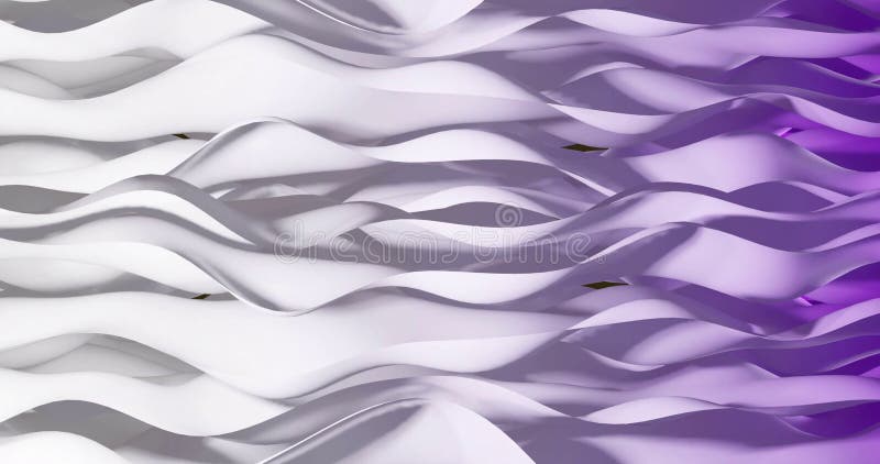 Image of White To Purple Layers Waving Over White Background Stock ...