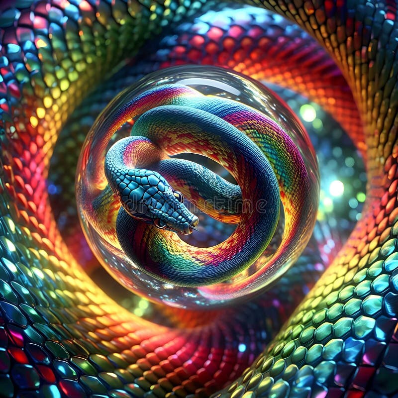 Image of a Wild Animal with Lighting Effect Stock Illustration ...