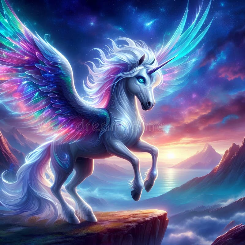 Image of a Wild Animal with Lighting Effect Stock Illustration ...