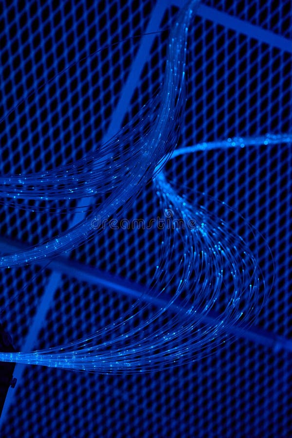 Wired Mesh of Blue Cables and Wires Background Asset Stock Image ...