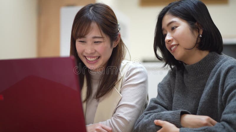 A Woman Learning How To Use a Computer Stock Footage - Video of smile ...
