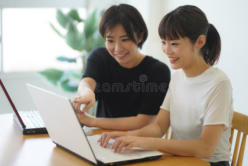 Personal Computer Tutoring Image Stock Photo - Image of adolescent ...