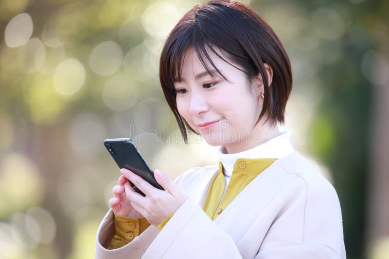 Women using smartphones stock photo. Image of space - 241905624
