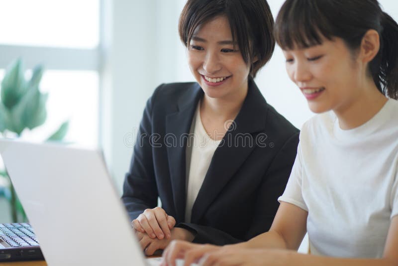 Personal Computer Tutoring Image Stock Photo - Image of operation ...