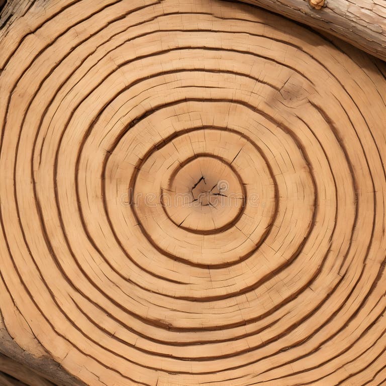 Image of the Wood Log Ring Texture and Pattern. Stock Illustration ...