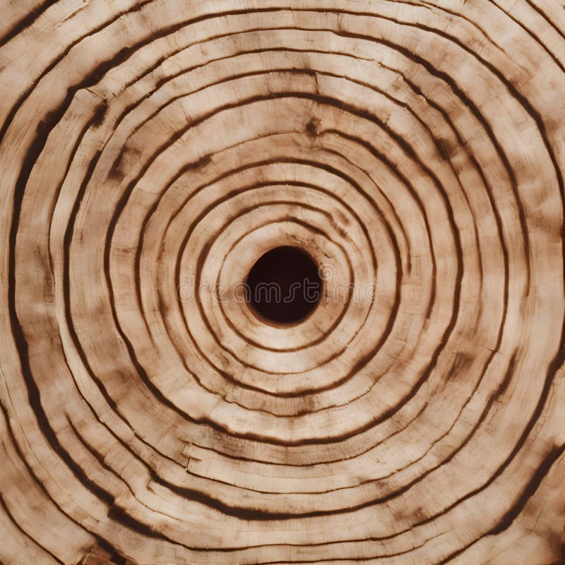 Image of the Wood Log Ring Texture and Pattern. Stock Illustration ...