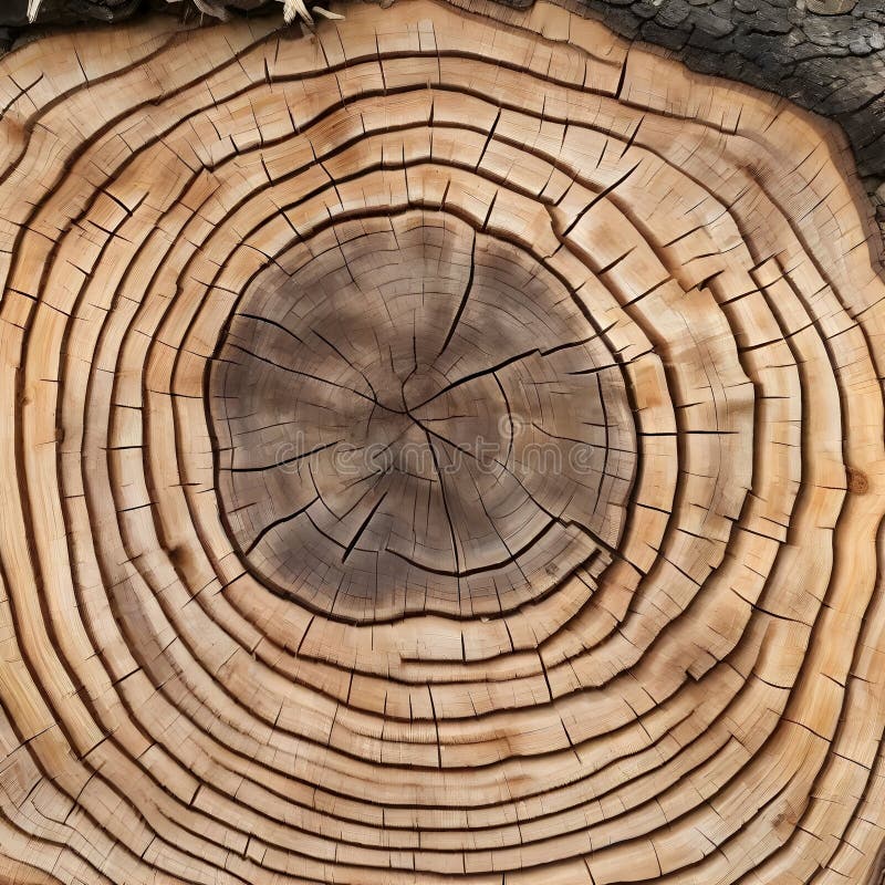 Image of the Wood Log Ring Texture and Pattern. Stock Illustration ...