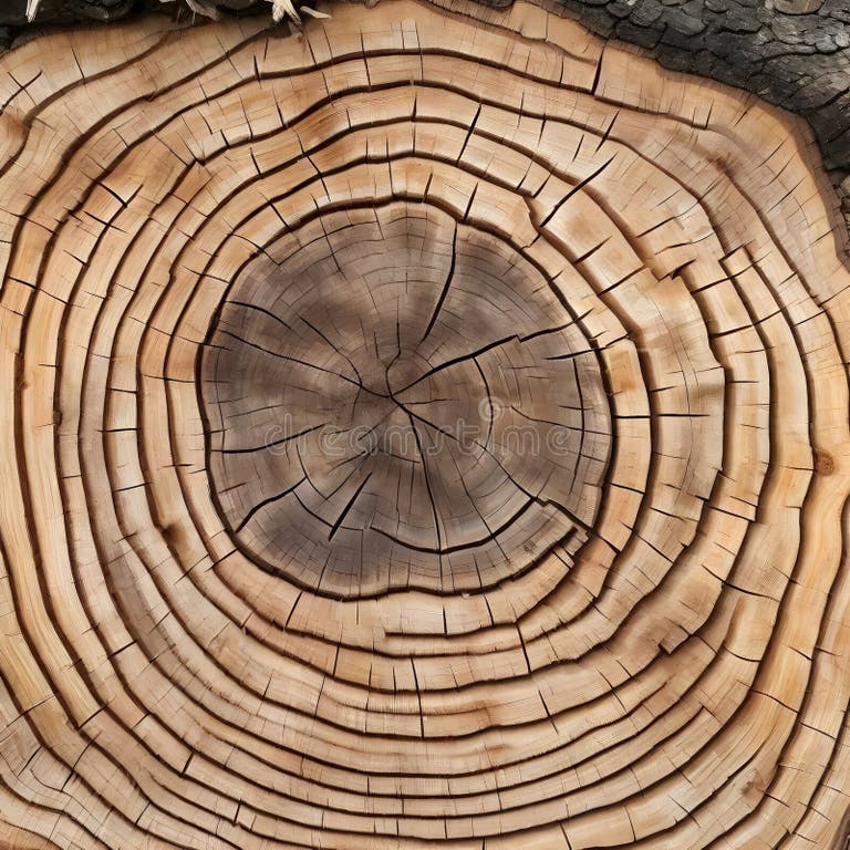 Image of the Wood Log Ring Texture and Pattern. Stock Illustration ...