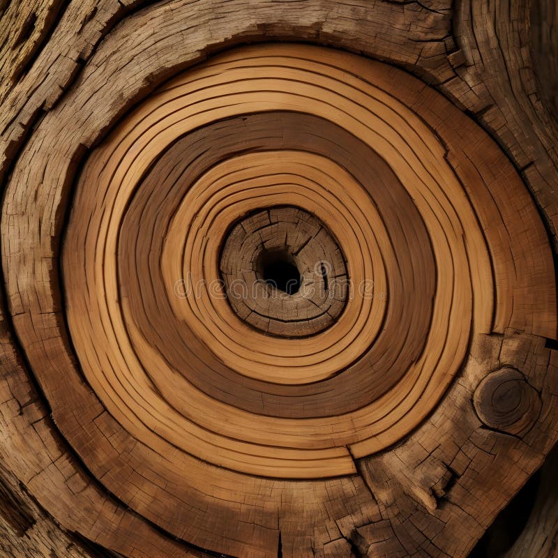 Image of the Wood Log Ring Texture and Pattern. Stock Illustration ...