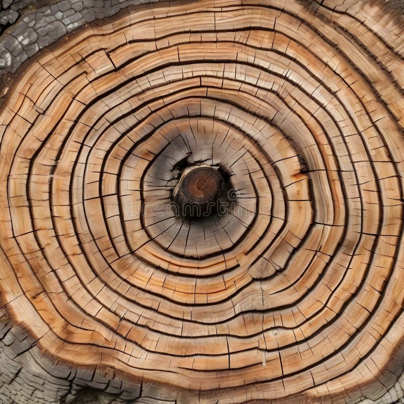 Image of the Wood Log Ring Texture and Pattern. Stock Illustration ...