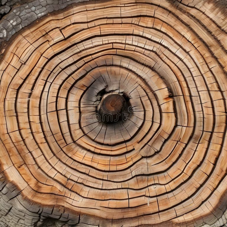 Image of the Wood Log Ring Texture and Pattern. Stock Illustration ...