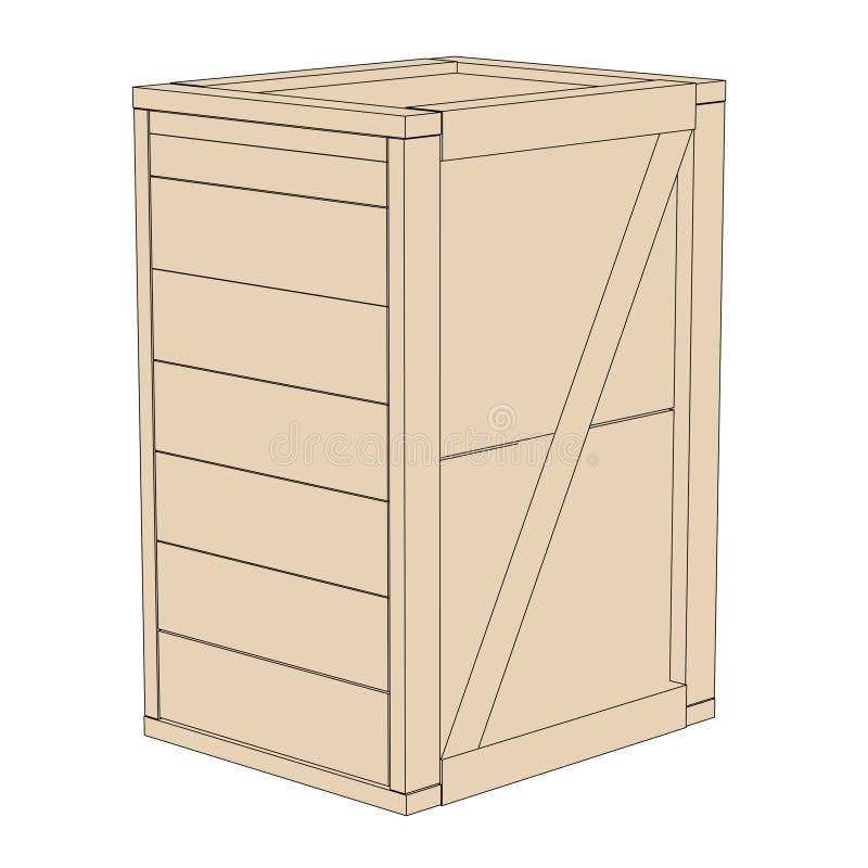 Cartoon Wooden Crate Stock Illustrations – 2,876 Cartoon Wooden Crate ...