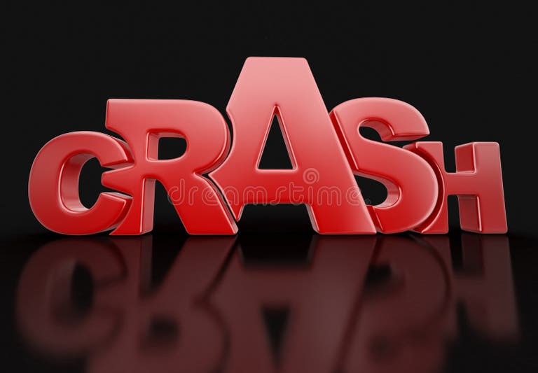 Image of Word crash stock illustration. Illustration of burst - 91496454