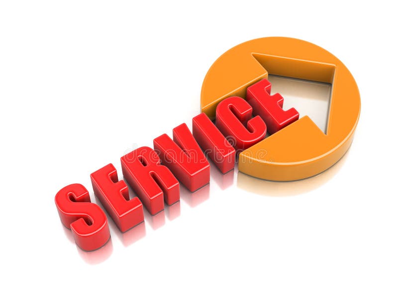 Image of Word service stock illustration. Illustration of render - 86765286