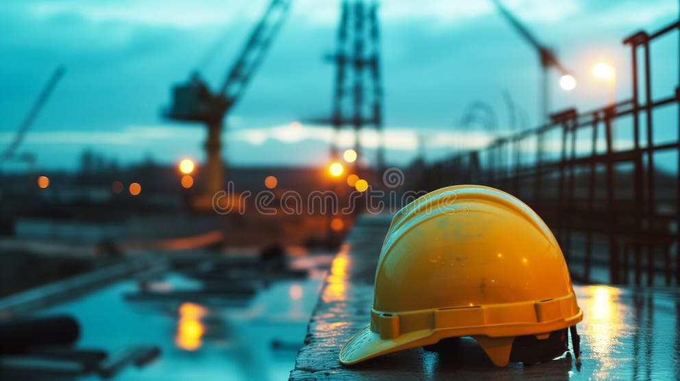 An Image of Workers Working at a Factory Site. Harsh Workplaces. an ...