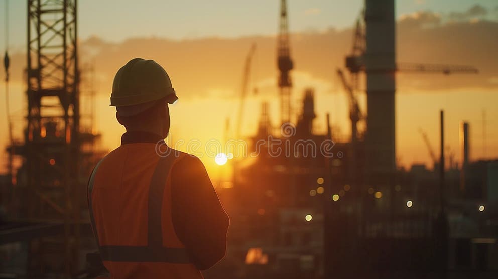 An Image of Workers Working at a Factory Site. Harsh Workplaces. an ...