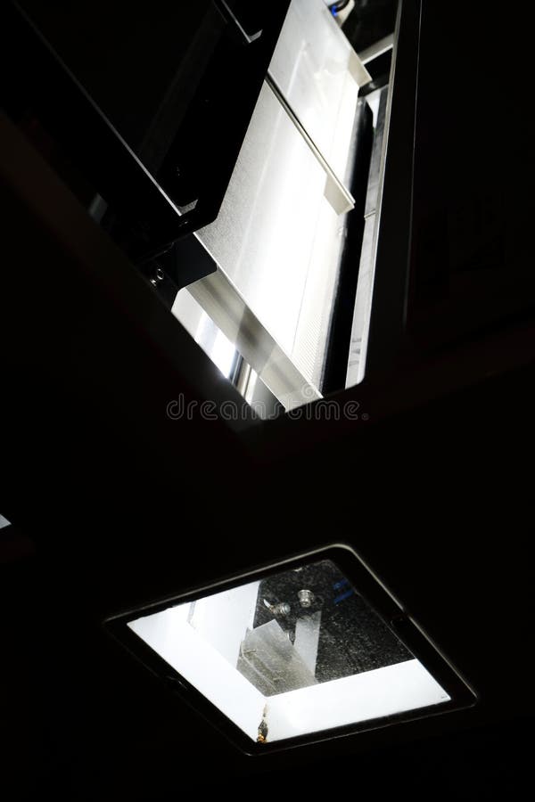 Working Area of the Photo Separator Stock Photo - Image of processing ...