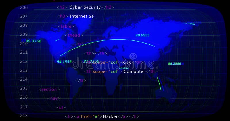 Image of World Map and Data Processing Stock Photo - Image of worldwide ...