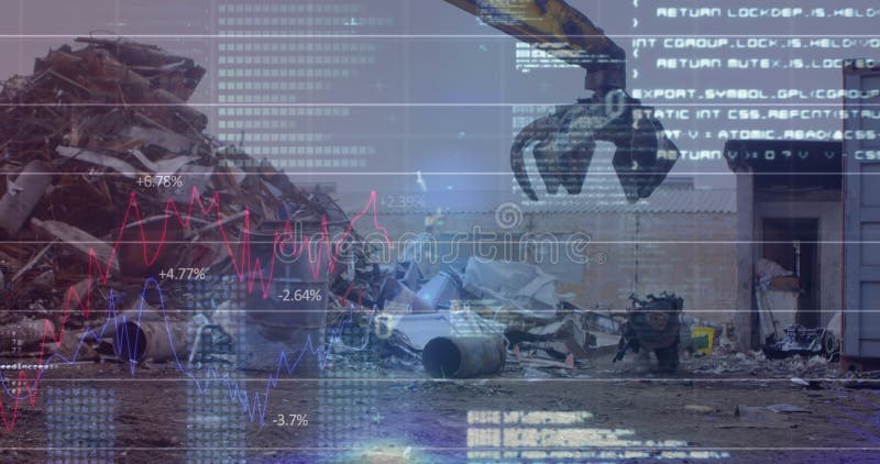 Image of World Map and Data Processing Over Football Players Stock ...