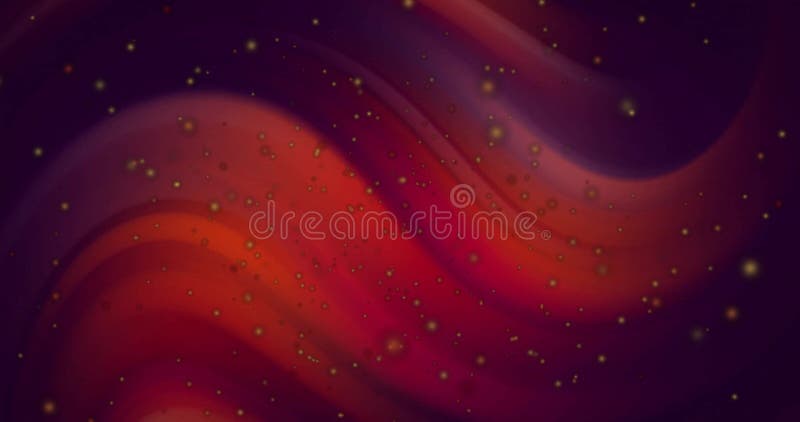 Image of Yellow Light Spots Over Red Shapes on Black Background Stock ...