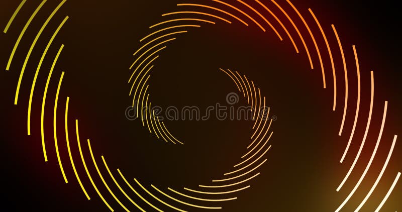 Image of Yellow Light Trail Spinning in Hypnotic Motion Stock ...