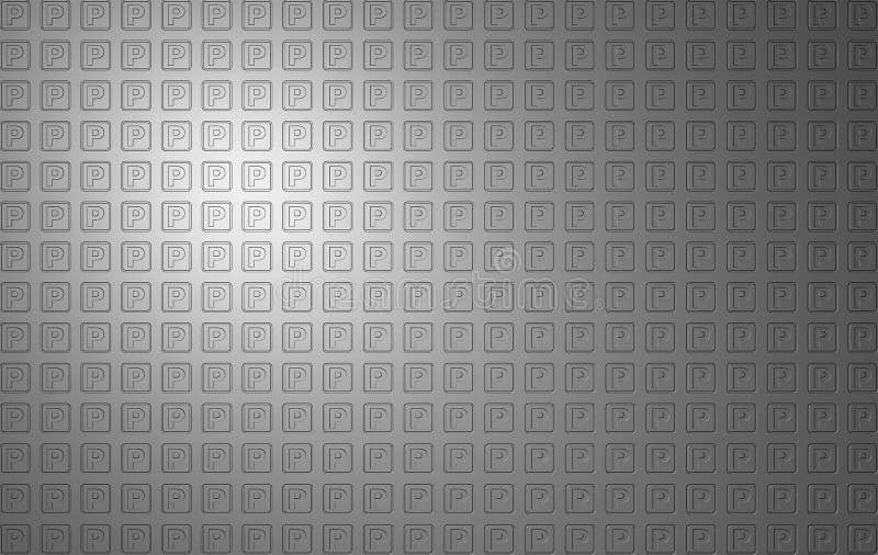 Texture with Letter P in Square, Background, Wallpaper, Steel Covering ...