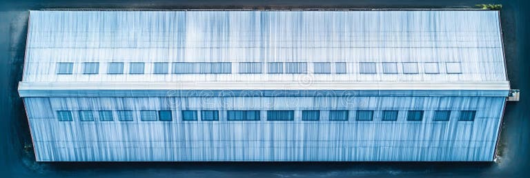 Aerial View of Rectangular Building Stock Illustration - Illustration ...