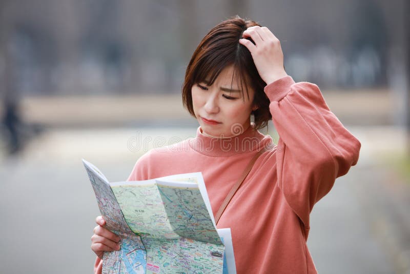 Image of a lost woman stock photo. Image of beauty, place - 241904128