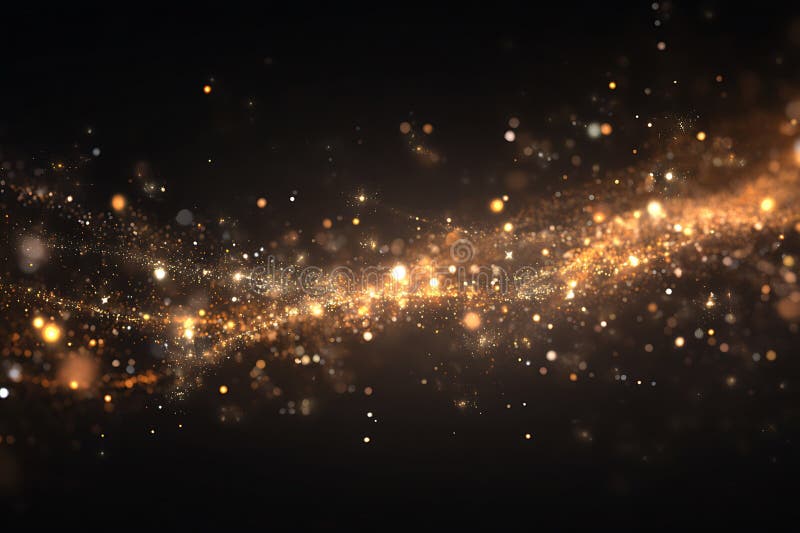 ImageA Mesmerizing Array of Sparkling Particles Creates a Swirling ...
