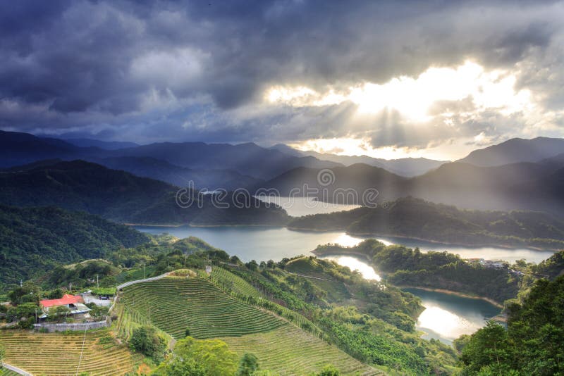 Imageing of Beautiful Landscape of the Sky and the Ground View Stock ...