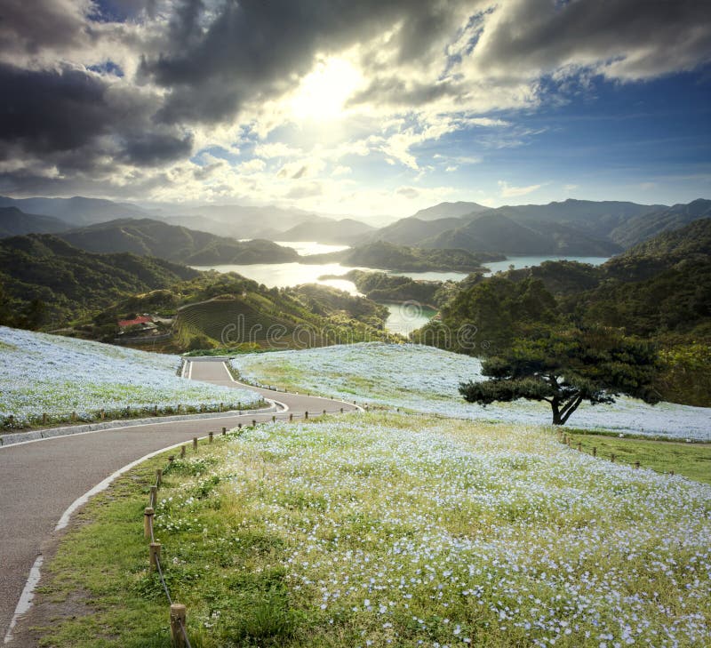 Imageing of Beautiful Landscape of the Sky and the Ground View Stock ...