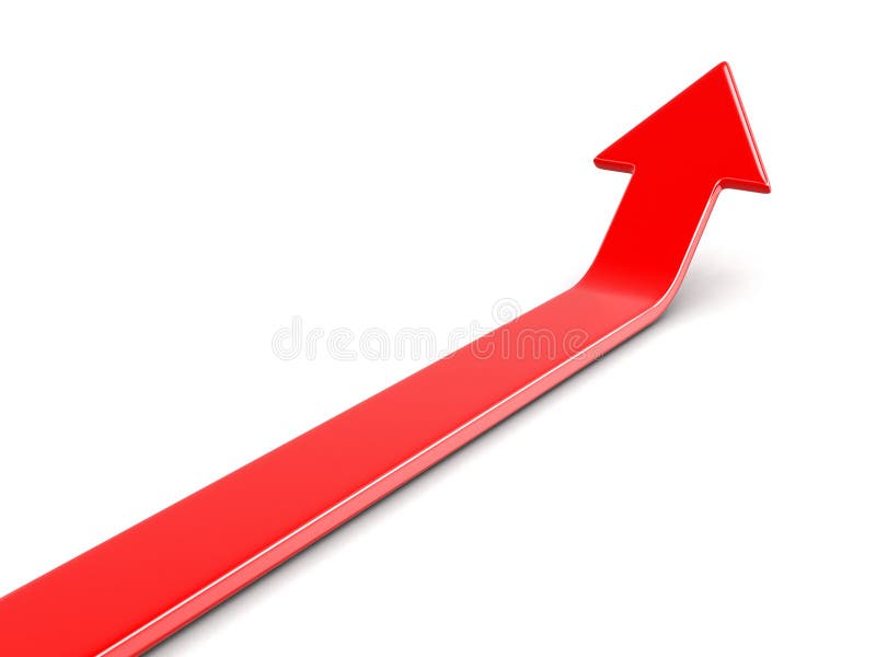 Imagem da seta acima ilustração stock. Ilustração de recorte - 79381735