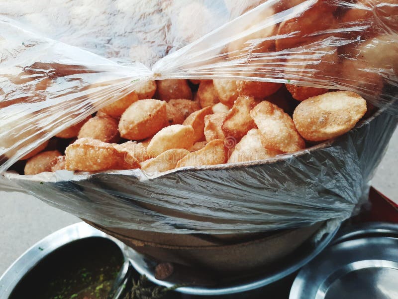 Imagem De Close-up De Comida Da Rua Indiana Foto de Stock - Imagem de ...