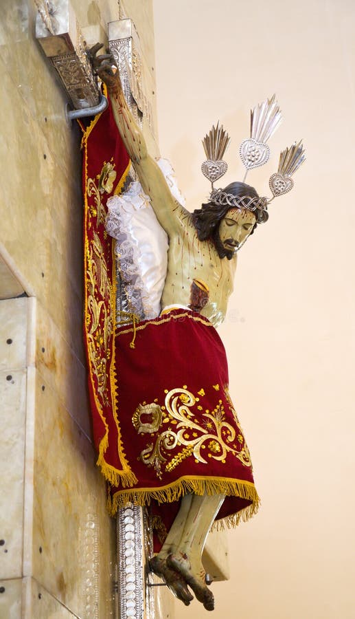 Imagem De Jesus Crucificada Imagem de Stock - Imagem de sagrado, igreja ...