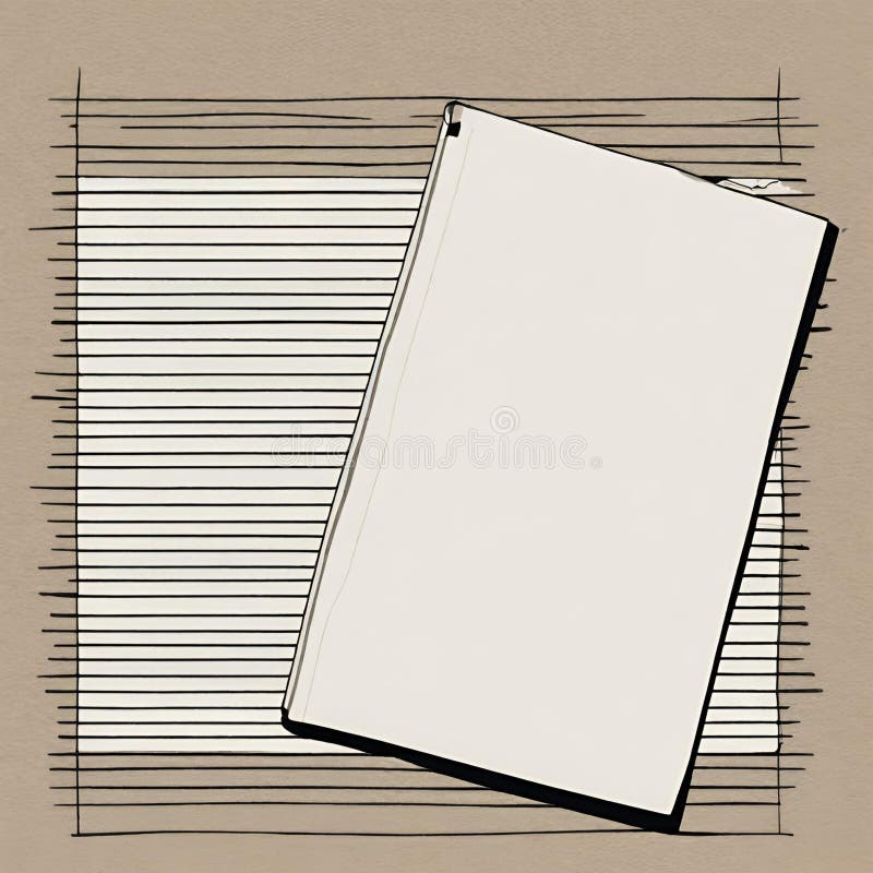 White Lined Sheet of Paper with Lines for Writing, Book Sheet Style ...