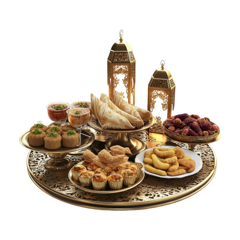 Imagem Transparente Ou PNG Do Menu Ramadan Iftar Ilustração Stock ...