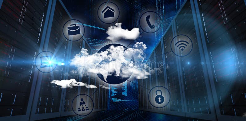 Imagen Compuesta Del Mundo Conectado Stock de ilustración - Ilustración ...