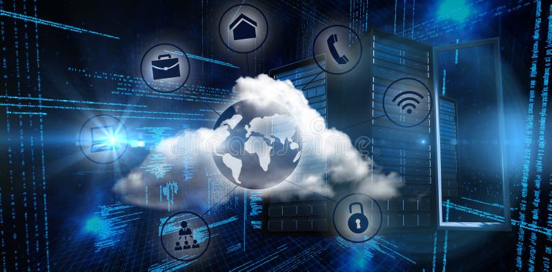 Imagen Compuesta Del Mundo Conectado Stock de ilustración - Ilustración ...