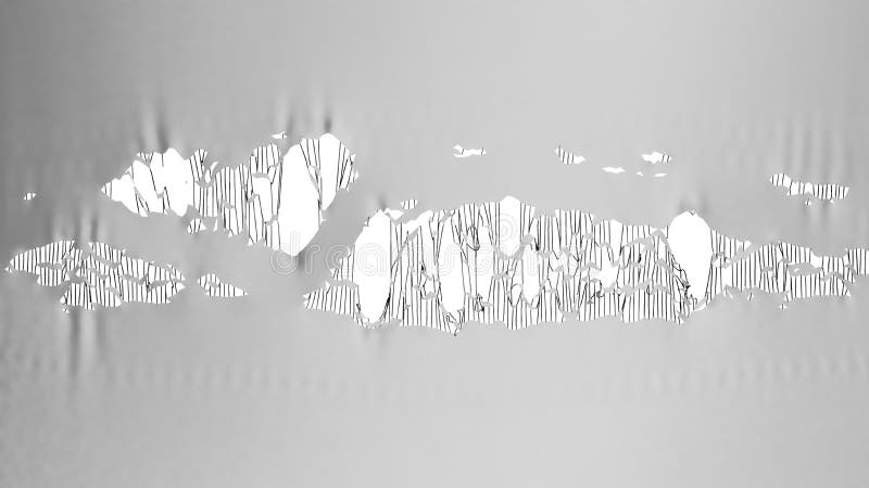 Imagen De Representación 3d De Tela Rota Gris Stock de ilustración ...