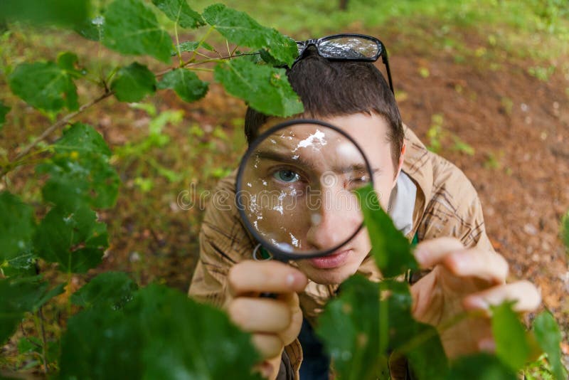 Ecologista Joven Con La Carpeta Verde Imagen de archivo - Imagen de ...