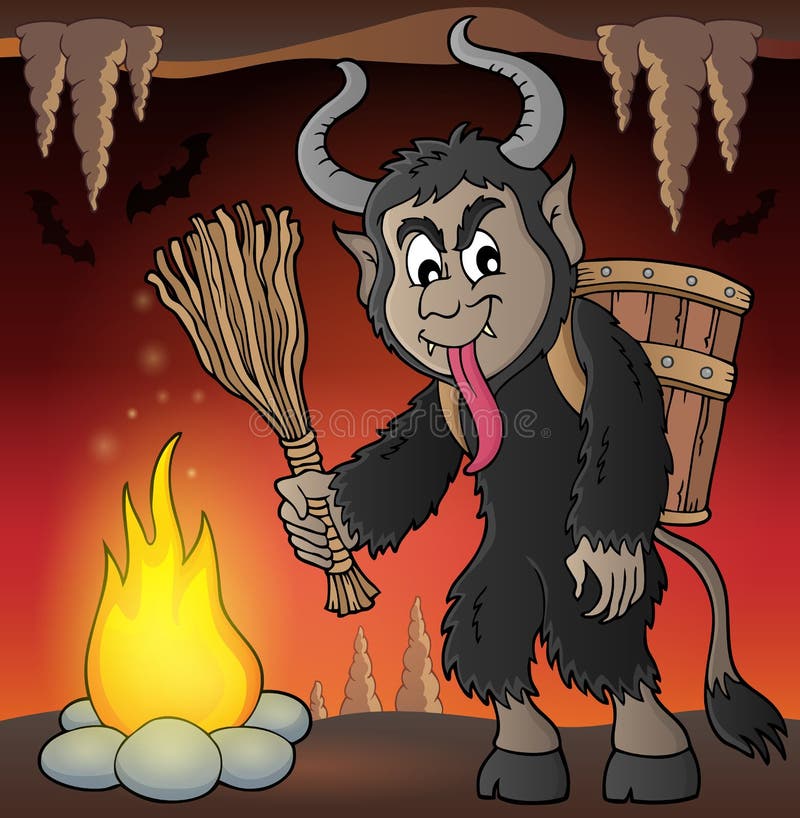 Imagen 2 Del Tema De Krampus Ilustración del Vector - Ilustración de ...