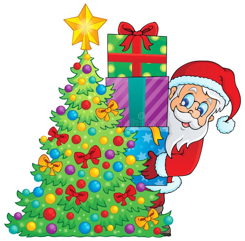 Imagen 8 Del Tema De Santa Claus Ilustración del Vector - Ilustración ...