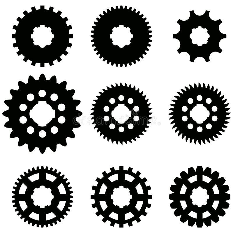 Imagen Del Vector De Engranajes Ilustración del Vector - Ilustración de ...