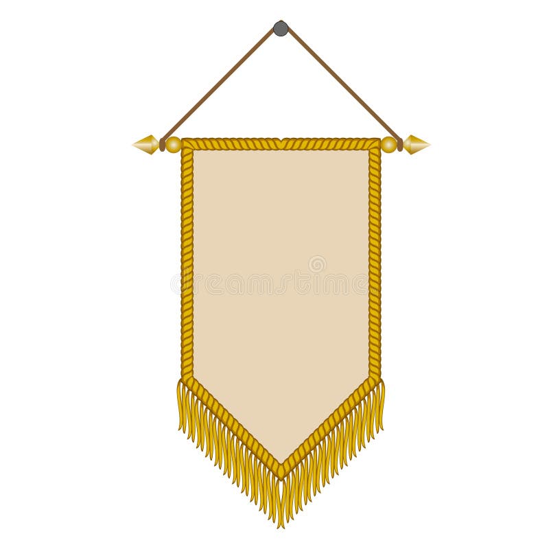 Imagen Del Vector De Un Banderín Ilustración del Vector - Ilustración ...