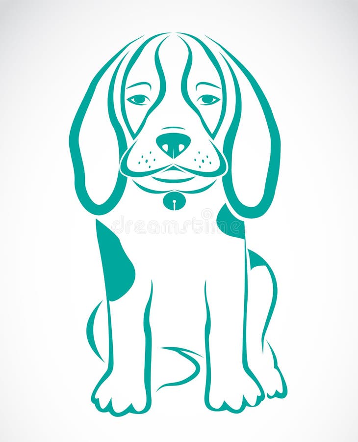Imagen Del Vector De Un Beagle Del Perro Ilustración del Vector ...
