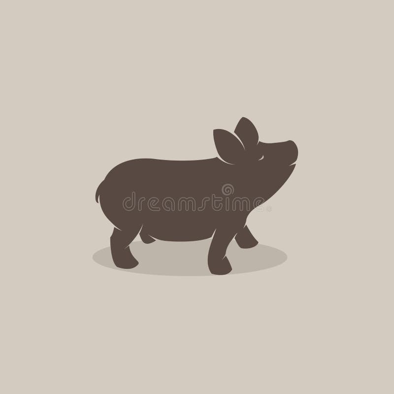 Imagen Del Vector De Un Cerdo Ilustración del Vector - Ilustración de ...