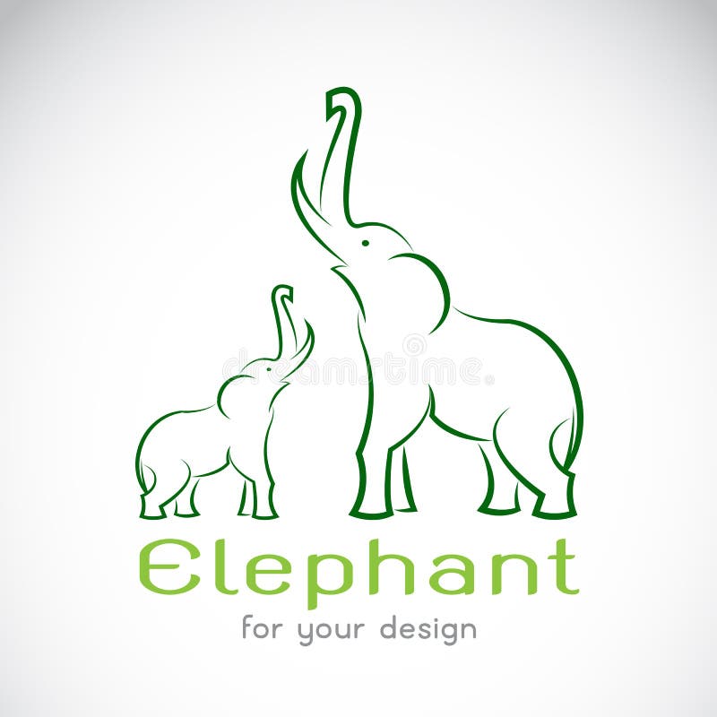 Imagen Del Vector De Un Elefante Ilustración del Vector - Ilustración ...