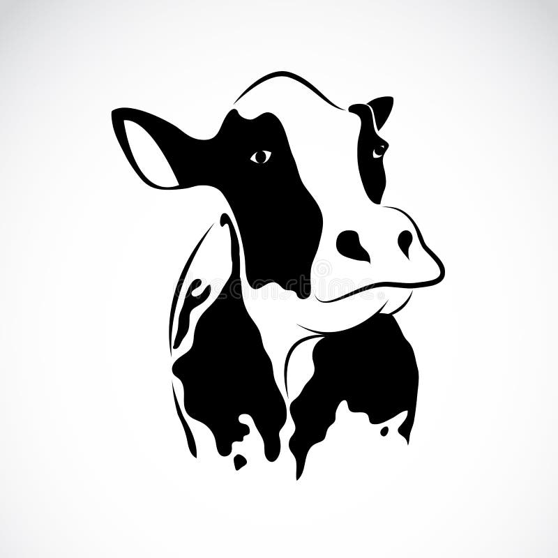 Imagen Del Vector De Una Vaca Ilustración del Vector - Ilustración de ...